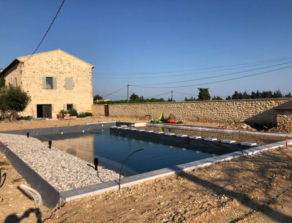 Construction piscine et pool house | AMS Maçonnerie